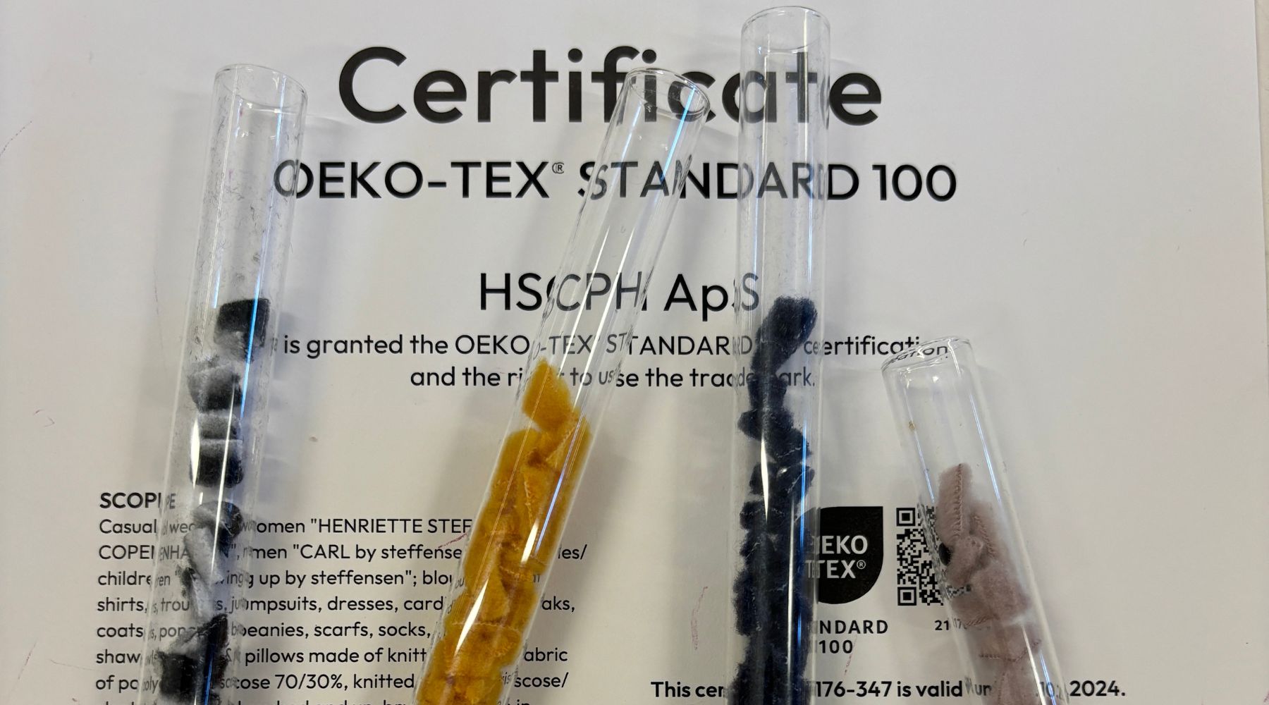 OEKO-TEX® STANDARD 100 cert. nr. 2176-347 DTI